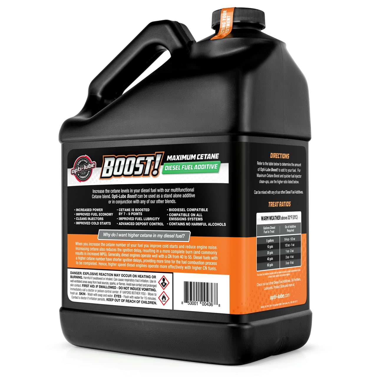 Opti-Lube Boost! Formula Diesel Fuel Additive - 1 Gallon without ...