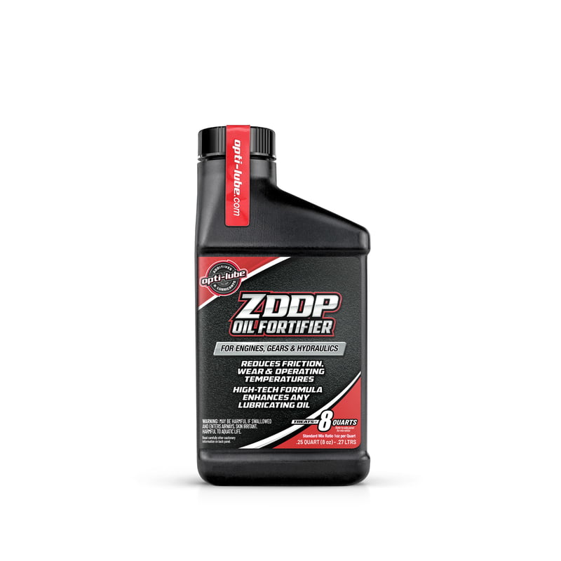 OPTI-LUBE ZDDP OIL FORTIFIER - 8oz, Treats Up To 8 Quarts Of Oil
