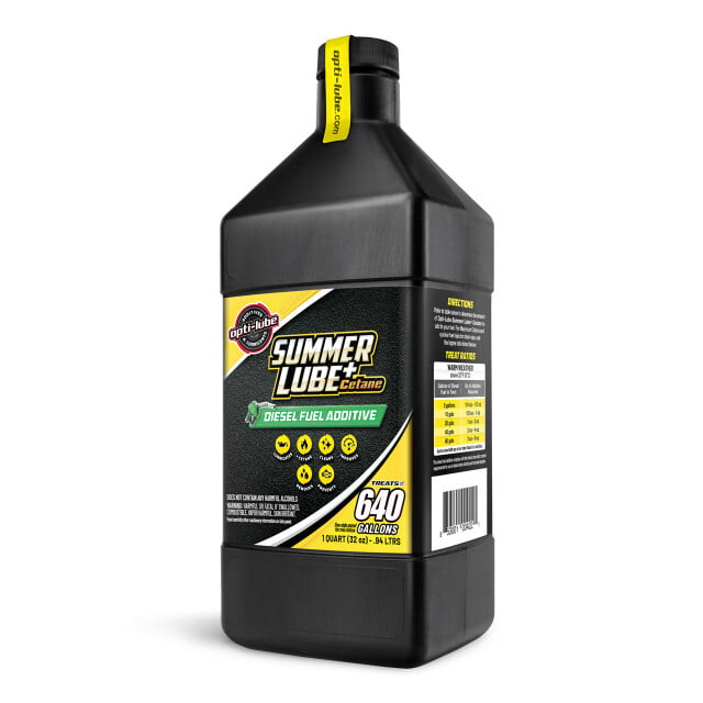 Opti-Lube Summer+ Formula Diesel Fuel Additive - 1 Quart, Treats up to ...