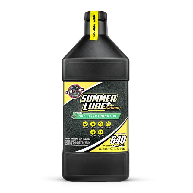 Opti-Lube Summer+ Formula Diesel Fuel Additive - 1 Quart, Treats up to ...