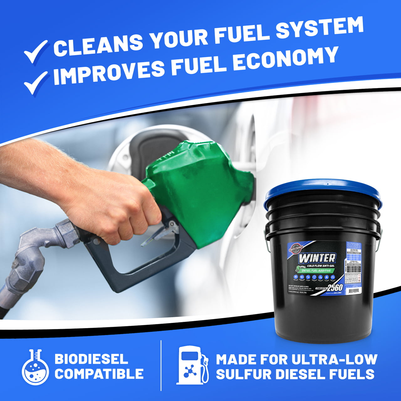 Opti-Lube Winter Formula Diesel Fuel Additive - 5 Gallon Pail without ...