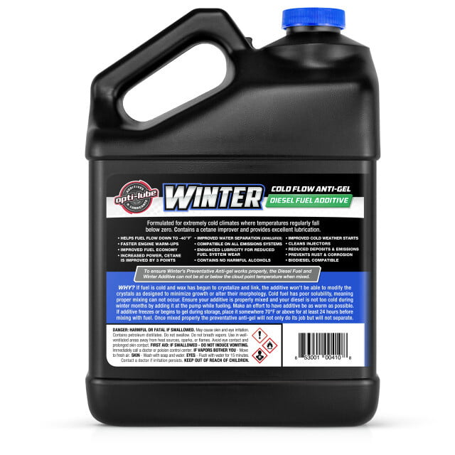 Opti-Lube Winter Formula Diesel Fuel Additive: 1 Gallon without ...
