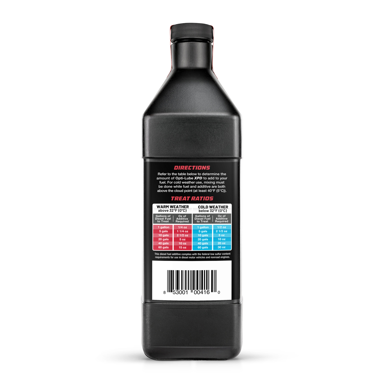 Opti-Lube XPD All-Season Diesel Fuel Additive - Quart, Case of 12 ...