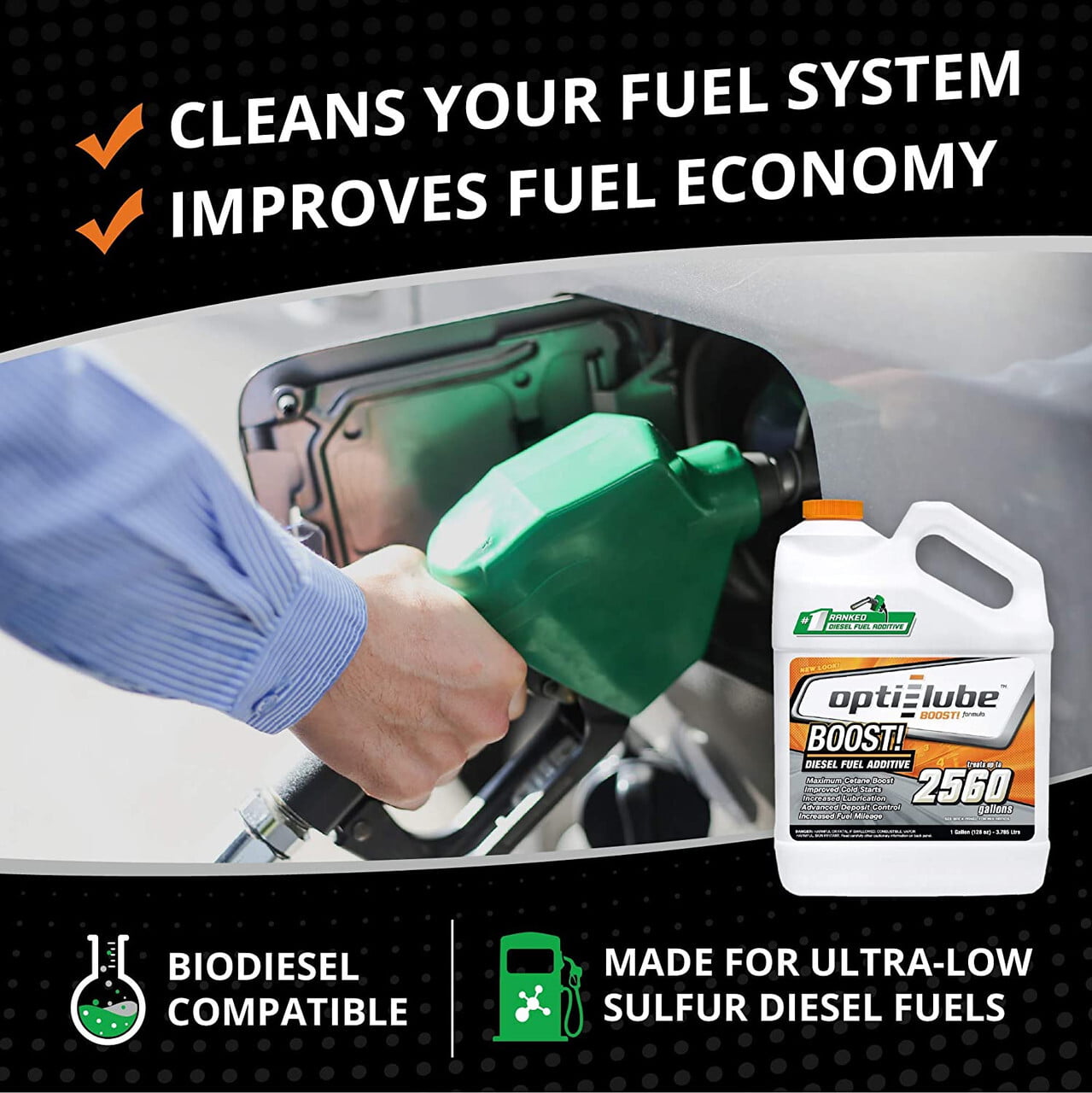 Opti-Lube Boost! Formula Diesel Fuel Additive - 1 Gallon without ...