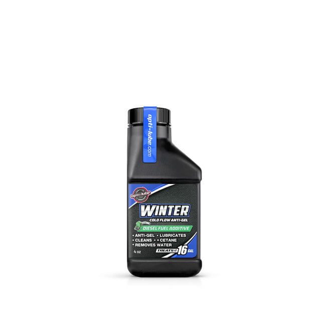 OPTI-LUBE WINTER ANTI-GEL DIESEL FUEL ADDITIVE - Case of 12 - 4oz ...