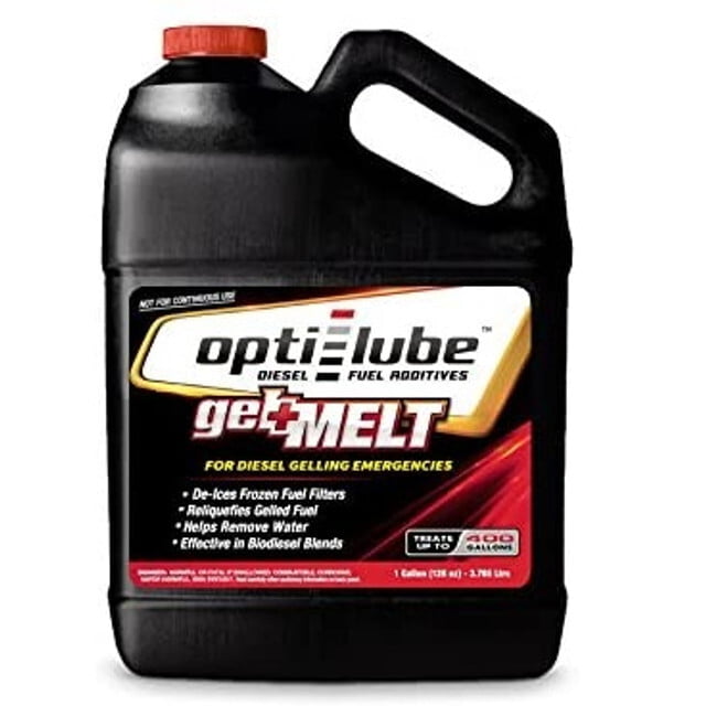 Opti-Lube Gel Melt Diesel Fuel Additive - 1 Gallon (128oz) Treats up to ...