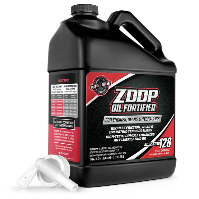 OPTI-LUBE ZDDP OIL FORTIFIER - 1 Gallon with Accessories (1 Plastic ...