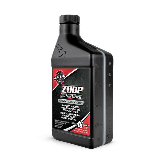 OPTI-LUBE ZDDP OIL FORTIFIER - 16 Ounce, Treats up to 16 Quarts of Oil