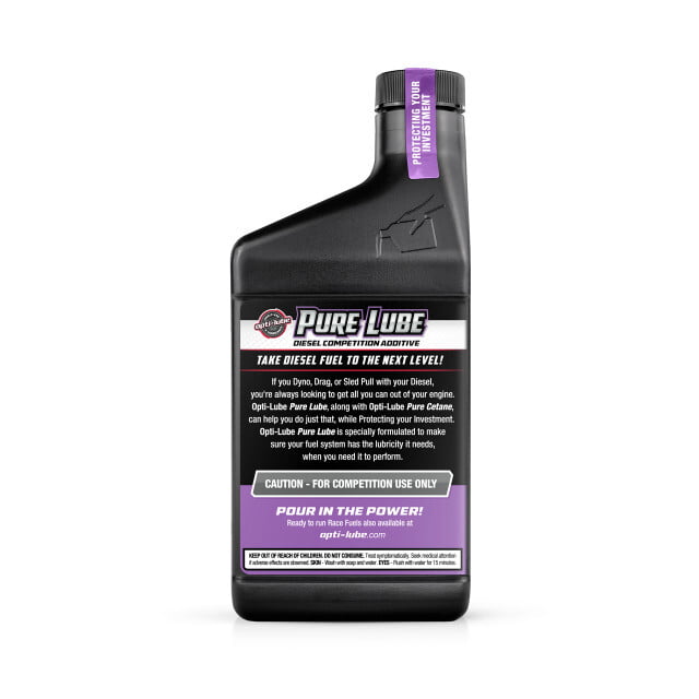 Opti-Lube Pure Lube Competition Use Diesel Fuel Additive - 16oz Bottle
