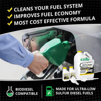 Opti-Lube Summer+ Formula Diesel Fuel Additive - 1 Gallon with ...