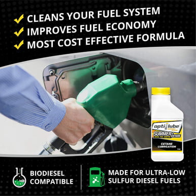 Opti-Lube Summer+ Cetane Formula Diesel Fuel Additive - 4oz Bottles ...