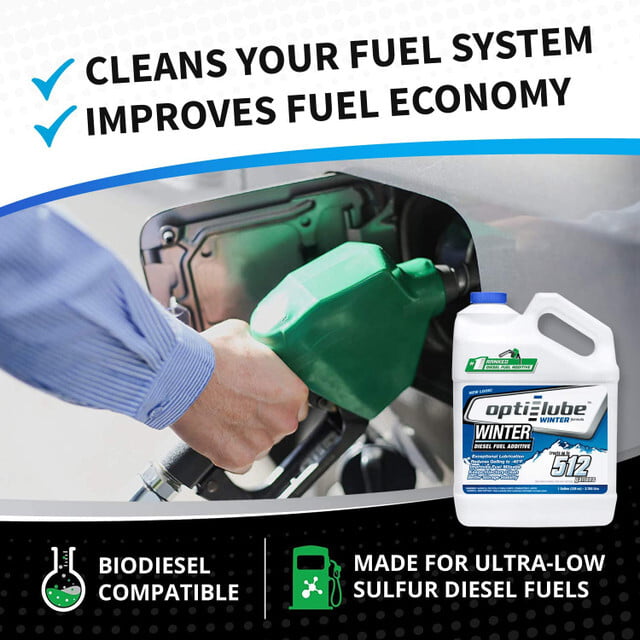 Opti-Lube Winter Formula Diesel Fuel Additive: 1 Gallon without ...