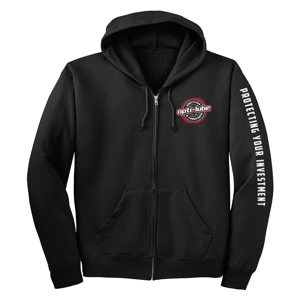 Opti-Lube Zip Hoodie Large
